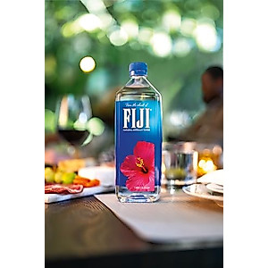 FIJI Natural Artesian Bottled Water 1 Liter / 33.8 Fl Ounce (Pack of 6)