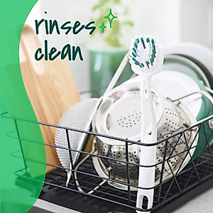 Scotch-Brite Pot Pan & Dish Brush, Scrub Brushes for Cleaning Kitchen and Washing Dishes, 1 Count