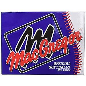 MacGregor ASA Fast Pitch Softball, 12''