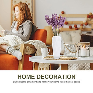 VOSAREA 5pcs Bouquet Plastic Dry Grass Plastic Desktop Wheat Ear Decor Wheat Ear Decoration DIY Wedding Arrangements Decor Flowers Wheat Wheat Ear Home Wheat Ear