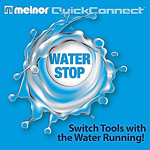 Melnor 65175AMZ 6 Piece Quick Connect Set Connector Bundle, Black, Blue