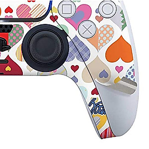 Skinit Gaming Decal Skin Compatible with PS5 and Compatible with PS5 Digital Edition DualSense Controller - Officially Licensed Jorge Oswaldo Art Heartless Design