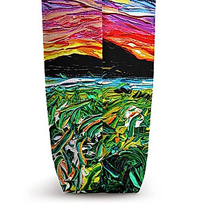 Maltipoo Starry Night White Maltese Poodle Dog Art by Aja Tote Bag