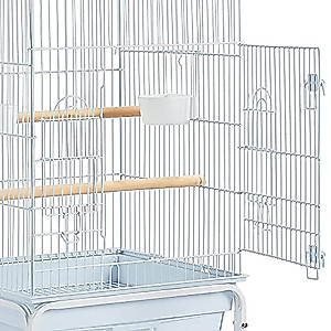 Yaheetech Large Parakeet Bird Cages for Small Parrots Green Cheek Conure Lovebirds with Wooden Perches and Slide-Out Tray