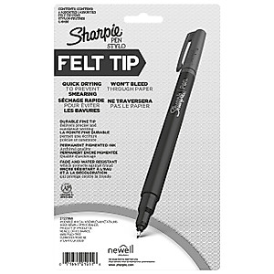 SHARPIE 1976527 Pen, Fine Point, Assorted Colors, 6-Count