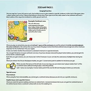 Capstone Games Ark Nova: Zoo Map Pack 1 - Game Accessory Pack, Expand Your Collection, All New Mechanics and Layouts to Explore