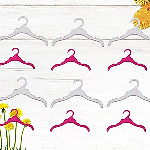 POPETPOP 10 Pack Dog Clothes Hangers- Pet Hangers Dog Apparel Kids Clothes Hangers Accessories for Small Dog Cat Clothes