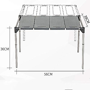 DOUBAO Portable Folding Table Camping Hiking Desk Traveling Outdoor Picnic Aluminium Alloy Foldable