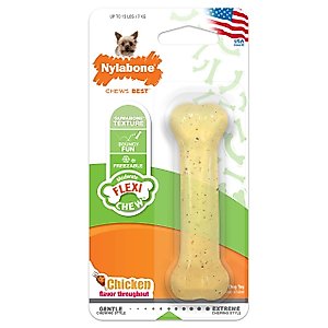 Nylabone Flex Moderate Chew Dog Toy Chicken X-Small/Petite (1 Count)