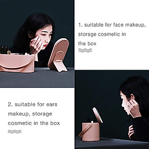 Travel Makeup Bag Organizer with LED Light Mirror, Makeup Organizer/Train Case Portable Cosmetic/Jewelry Organizer for Women