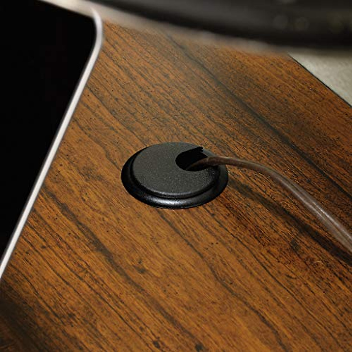 Sauder Carson Forge Computer Desk, Washington Cherry finish