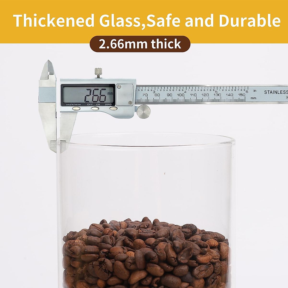 Friends Glass Coffee Container for Ground Coffee, Friends TV Show Merchandise Coffee Canister Set with Shelf, 2PCS 49 Oz Coffee Bean Storage Jar with Scoop, Friends TV Show Decor Gifts for Coffee Bar