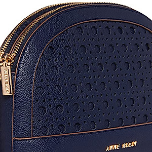 Anne Klein Perforated Triple Compartment Crossbody, Distant Mountain/Distant Mountain