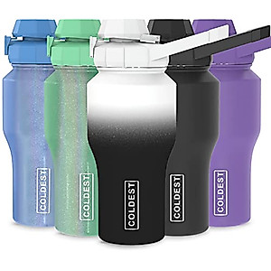 Coldest Shaker Bottle - Protein Blender Shaker Cup for Protein Mixes Insulated Chug lid Bottle,Bottle Fits Sip Cirkul Lid (26 oz, Hyperspace)