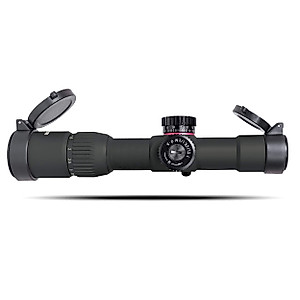 Monstrum G2 1-4x24 First Focal Plane FFP Rifle Scope with BDC Reticle | ZR302 Quick Release Scope Mount | Bundle