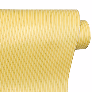 Yifely Yellow White Stripes Shelf Liner Drawer Units Decor Sticker Self-Adhesive Tabletop Protect Paper 17.7 Inch by 9.8 Feet