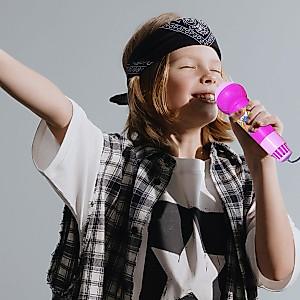 Totority Microphone Kids Echo Microphone for Kids: 3pcs Voice Amplifying Microphone Toy for Kids and Toddlers Singing Speech Communication (Random Color) Toddler Microphone