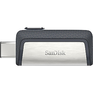 Sandisk Ultra Dual - USB Flash Drive - 64 GB - Gray
