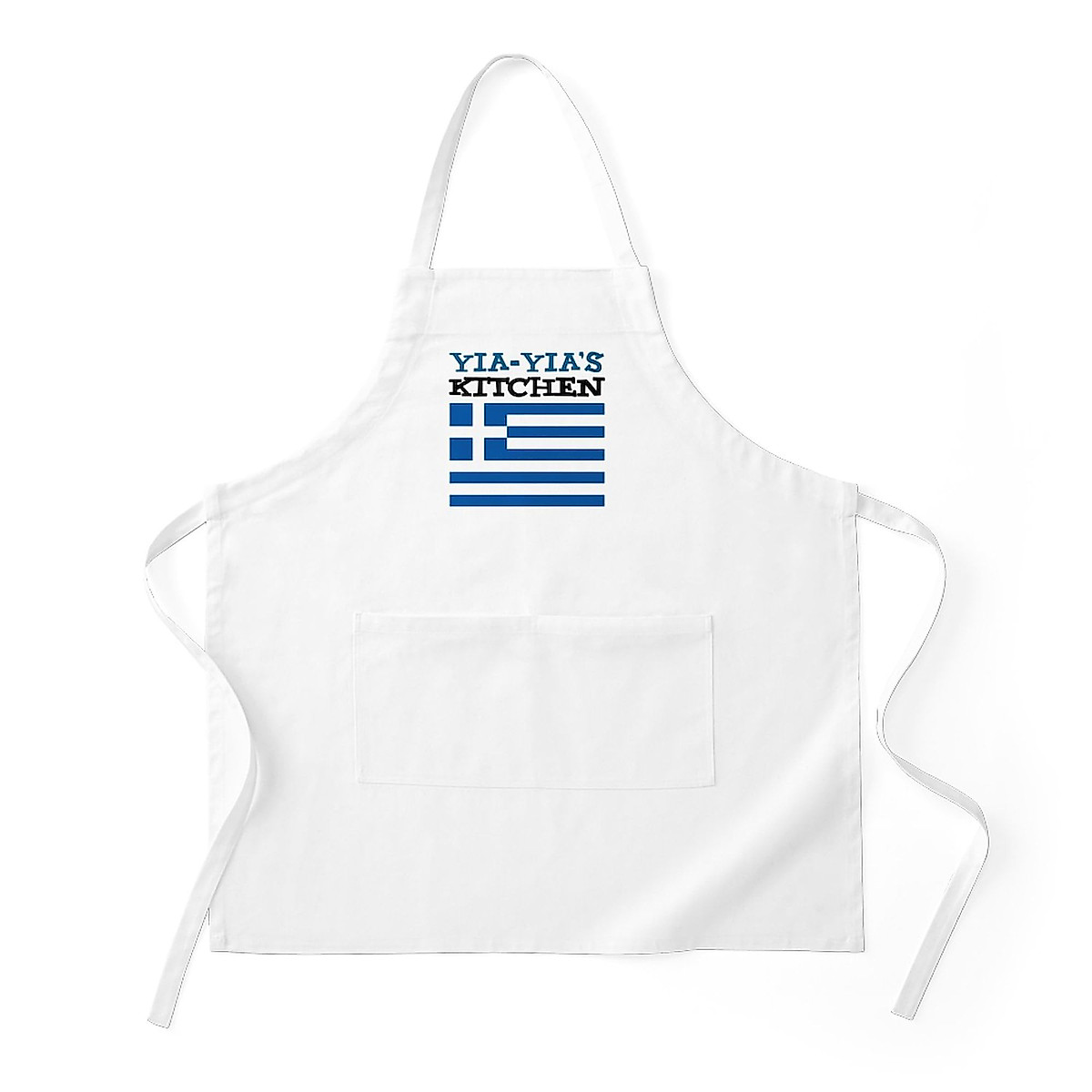 CafePress Yia Yia's Kitchen Kitchen Apron with Pockets, Grilling Apron, Baking Apron
