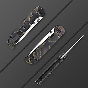 Kizer Begleiter 2 Pocket Knife 3.39 Inches S35VN Steel Blade Folding EDC Knife Raffir Handle Ki4458.2BA1