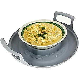 2 Pack Microwave cool plate and spillover caddy with handles. For bowls, plates and microwave meals. BPA free