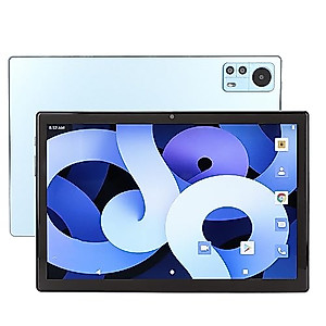 Haofy Smart Tablet, 8 Core Tablet 10.1 Inch 12GB RAM 512GB ROM for Entertainment for Working (Blue)