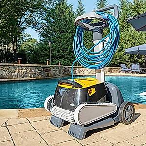 Dolphin Triton PS Robotic Pool Vacuum Cleaner with Universal Caddy for Pool Cleaning The Easy Way, Ideal for In-Ground Swimming Pools up to 50 Feet