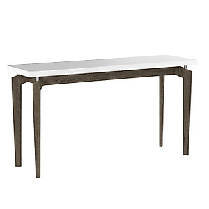 Safavieh Home Collection Josef Mid-Century Modern White and Dark Brown Console