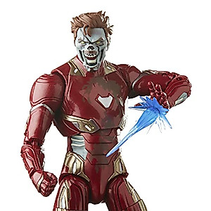 Marvel Legends Series MCU Disney Plus What if Zombie Iron Man Action Figure 6-inch Collectible Toy, 4 Accessories
