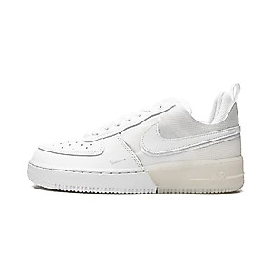 Nike Mens Air Force 1 React DM0573 100 Triple White - Size 12