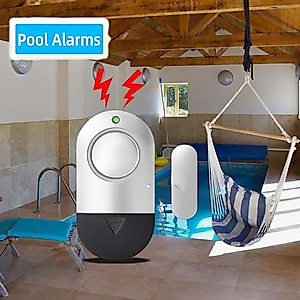 Door Window Alarms 120DB Pool Alarms for Door Home Security Burglar Alarms for Kids Safety