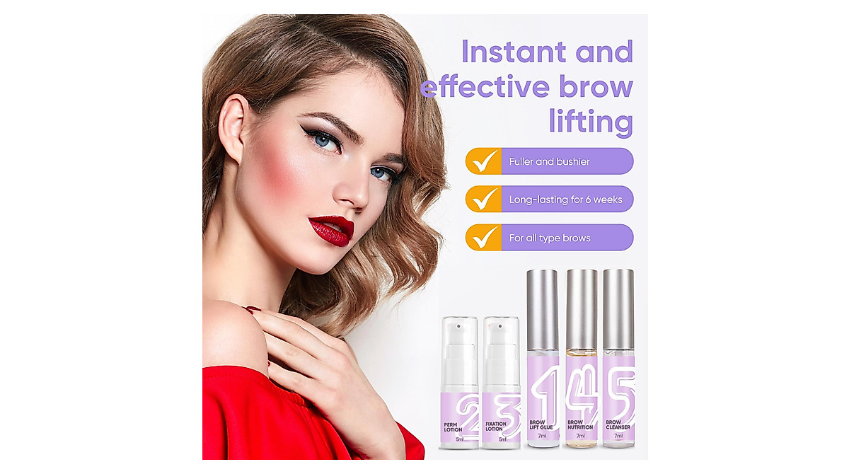 Brow Lamination Kit - Long-Lasting At-Home Eyebrow Lift & Fuller Brows