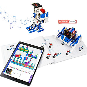 Yahboom Micro bit Building Block Robot Kit 16 in 1 STEM Projects DIY Science Educational Toys for Kids Age 10+ (Build-Super-Kit without Microbit)
