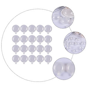 Toyvian 100pcs Rattle Box Repair Toy Squeakers Rattle Balls Rattles Boxes Mixed for Sewing in Noise Maker Insert Pet Baby Toys 27mm