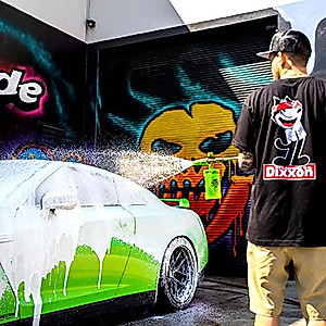 Pilot/Bully Voodoo Ride VR77FC Power Pressure Washer Foam Cannon Gun with Adjustable Sprayer and Soap Intake Valve for High Pressure Washing | 32oz Fluid Bottle, 1/4" Quick Connect, Soap Control Knob