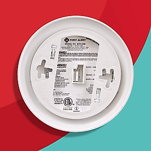 First Alert BRK SC9120B-12 Hardwired Smoke and Carbon Monoxide (CO) Detector with Battery Backup, 12-Pack