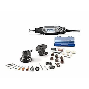 Dremel 3000-2/28 Variable Speed Rotary Tool Kit - 1 Attachments & 28 Accessories - Perfect for Routing, Metal Cutting, Wood Carving, Grinding, Sanding, Polishing, & Engraving