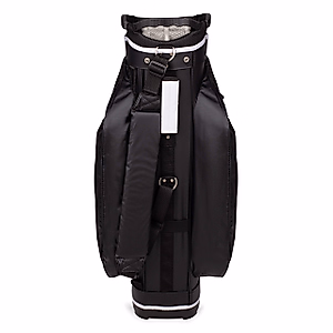 Founders Club Waterproof Golf Cart Bag Ultra Dry for Rainy Days on The Golf Course Light Weight 14 Way Full Length Divider Plus External Putter Tube (Black)