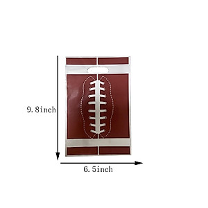 LYK 30PCS Football Goodie Bags With 3 Styles Football Party Favors Bag Treat Candy Bags Football Themed Gift Bags for Birthday Kids Party Supples