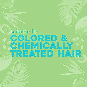 OGX Kandee Johnson Collection Mermaid Moisture Deep Conditioning Hair Mask for Color-Treated Hair, Sulfate-Free Surfactants Moisturizing Treatment for Dry Damaged Hair, 6 oz, Floral