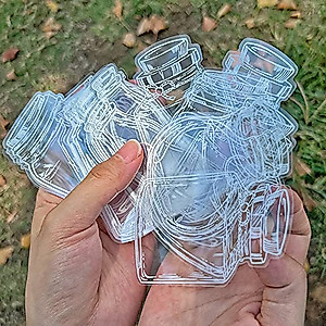 Dried Flower Bookmarks Set, Handmade DIY Transparent Pressed Flower Bookmarks, Natural Plant Bookmarks Flower Page for Women Girls Adults Kids Graduation (80pcs)