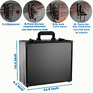 Azamou Toploaders Storage Box fits 3" x 4" 35pt Rigid Card, Trading Cards, Sports Cards，Graded Card ，Rating card， 7 DIY Sponge partition (Holds 600+ Toploaders)