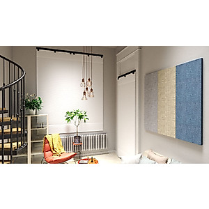 Audimute isolé Sound Barrier and Sound Absorption Sheet | MLV Sound Blocker - Block Sound | Soundproofing Sheet - Sound Blanket - Reduce Noise - Acoustic Foam Alternative | - (Black)