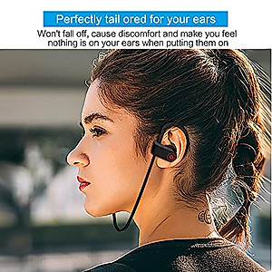 Wireless Waterproof Bluetooth Ear Buds Stereo Headphones in Ear Sports Headset