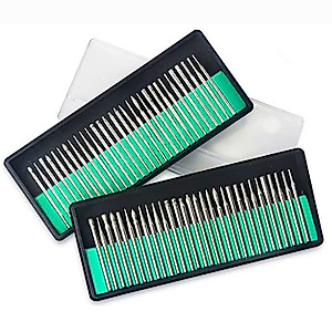 Ryoma Diamond Burr Bits, Carving Burr Bits Drill Kit for Rotary Tool Metal Woodworking Router Grinding Engraving Carving- 1/8"(3mm) Shank Pack of 90Pcs/ 3 Sets