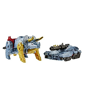 Transformers Bumblebee Cyberverse Adventures Dinobots Unite Toys Dino Combiners Slugtron 2-Pack Action Figures, Ages 6 and Up, 4.5-inch