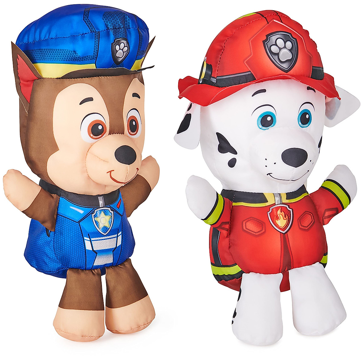 Swimways Nickelodeon Paw Patrol Chase and Marshall Swim Huggable 2-Pack, Floating Paw Patrol Toys for Kids Ages 1+