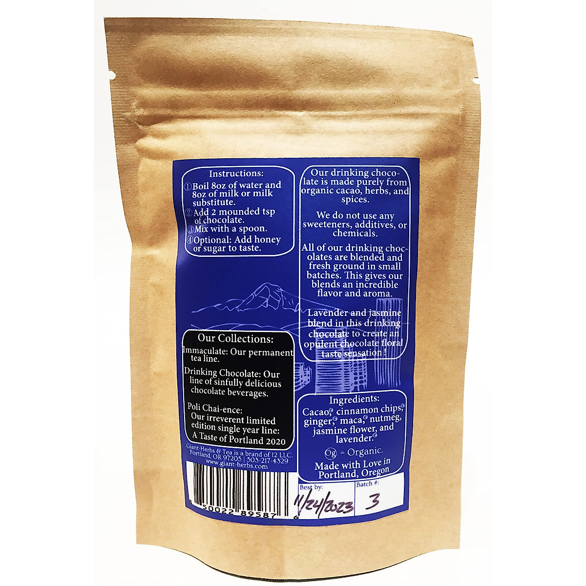 Giant-Herbs & Tea Lavender Jasmine Drinking Chocolate