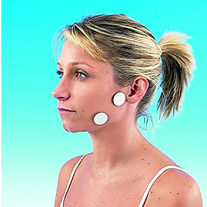 TensCare - 1in Cicrular Reusable Electrodes. Perfect for use with TENS, EMS, Micro Current and IFT. Great for Small Locations Such as Hands and Face. 1 Pack of 10 Electrodes