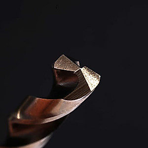 RCINDUS 13PCS Cobalt Drill Bit Set 1/16"-1/4", HSS M35 Metal Drill Bits for Steel, Stainless Steel, Cast Iron, Hard Plastic and Wood